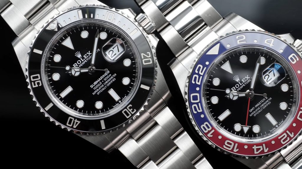 [4K] Rolex 2021 GMT Pepsi Vs the Submariner 41, differences beyond the ...
